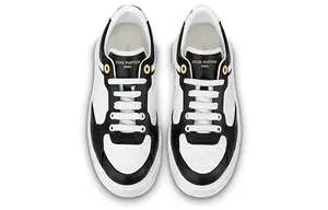 LOUIS VUITTON Time Out Sneakers - Black/white/gold