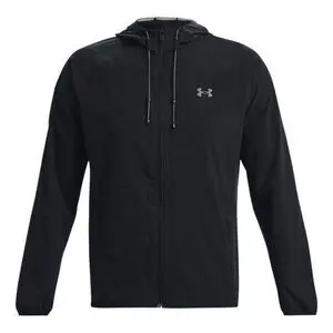 Under Armour Stretch Woven Windbreaker Jacket - Black