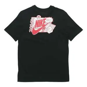Nike As Tee Printed Short Sleeve Tee - Black