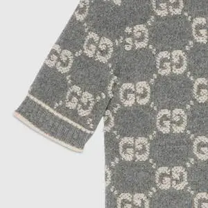 Gucci Gg Wool Bouclé Jacquard Top