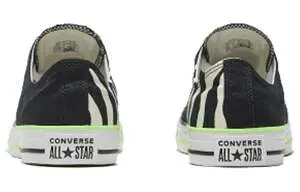 CONVERSE Chuck Taylor All Star "black Zebra Print Neon Green" Low Top Sneakers - Blackwhite
