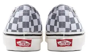 VANS Authentic 44 Dx Checked Lace-up Sneakers - Grey/white