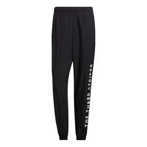 Adidas Wording Pants 'black - Black/carbon