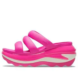 CROCS Mega Crush Triple Strap Platform Sandals - Pink