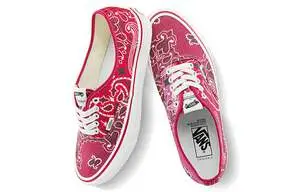 VANS Bedwin & The Heartbreakers X Authentic 'bandana Pack Multi C' Sneakers - Red
