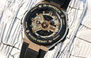 Casio G-shock G-steel Watch - Black/gold