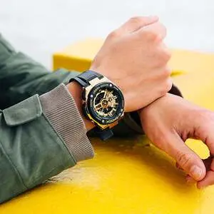 Casio G-shock G-steel Watch - Black/gold