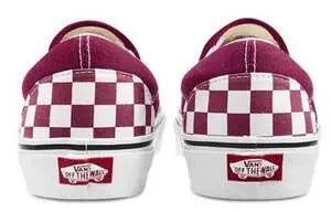 VANS Classic Slip-on Checkerboard - Red