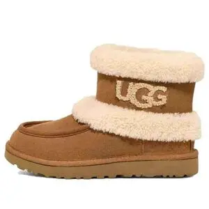 UGG Classic Ultra Mini Fluff Boots - Chestnut