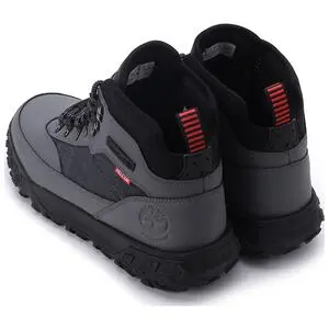 Timberland Greenstride Motion 6 Mid Waterproof Fabric And Leather Boots - Grey/black/red