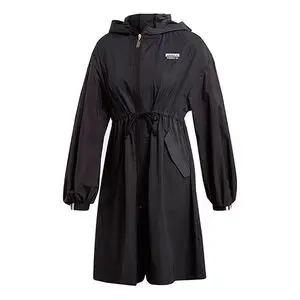 Adidas Originals Ryv Hooded Windbreaker Jacket - Black