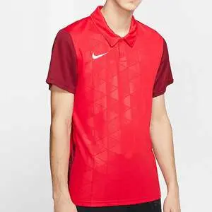 Nike Trophy Iv Polo Shirt 'red - Red/white