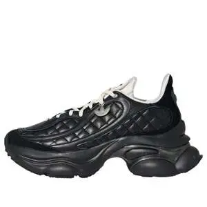 Adidas Ozvenuz Quilted Lace-up Sneakers - Black