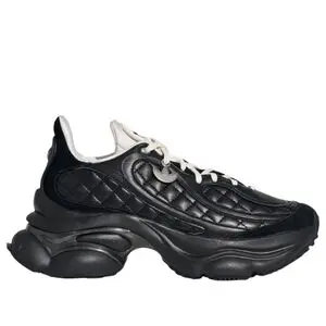 Adidas Ozvenuz Quilted Lace-up Sneakers - Black