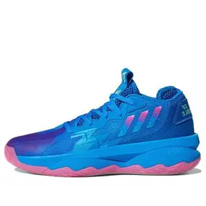 Adidas Dame 'battle Of The Bubble' Basketball Sneakers - Blue/pink