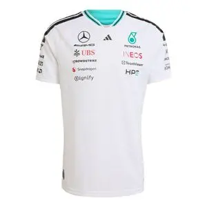 Adidas X Mercedes Amg Petronas Formula 1 Team Driver Authentic Jersey - White