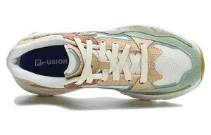 FILA FUSION Flash Sneakers - Green/white/brown