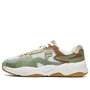FILA FUSION Flash Sneakers - Green/white/brown