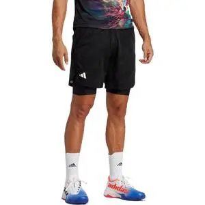 Adidas Melbourne Tennis Two-in-one 7-inch Shorts