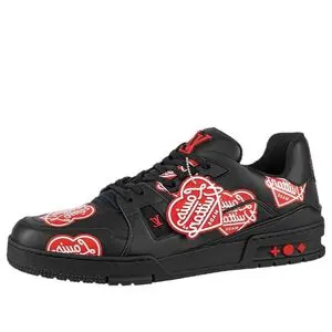 LOUIS VUITTON X Nigo Trainers - Black/red/white