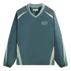 Kith Ss24 Dayton Mesh Combo Pullover 'rhythm - Green
