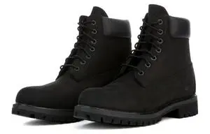 Timberland Inch Premium Waterproof Nubuck Lace-up Boots - Black
