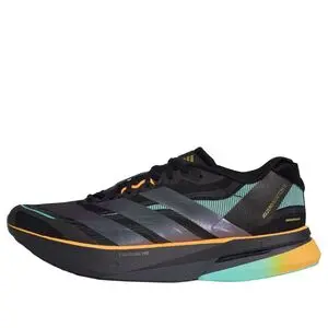 Adidas Adizero Boston 13 Athletic Sneakers - Core Black/flash Aqua/carbon