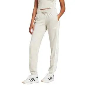 Adidas Essentials 3-stripes French Terry Cuff Pants - White