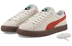 PUMA Suede Vintage "pristine Chili Oil" Sneakers - Khaki/red/brown