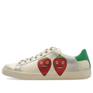 Gucci Ace "strawberry" Sneakers - White/green/red
