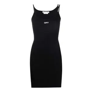 Off-White Off-stamp Ribbed Dress