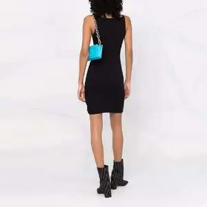 Off-White Off-stamp Ribbed Dress