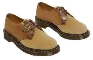 Dr. Martens 1461 Made In England Suede Oxford Shoes - Brown