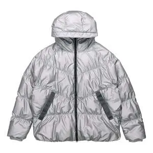 Nike Down Fill Protection Against Cold Stay Warm Hooded Jacket Down Jacket - Silver
