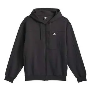 Adidas Skateboarding Technical Fleece Zip-up Hoodie - Black