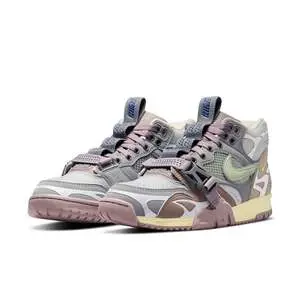 Nike Trainer 1 Mid-top Sneakers - Gray/purple