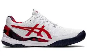 Asics Gel Resolution 8 Le Athletic Shoes - White/red