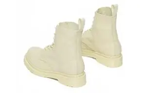 Dr. Martens 1460 Pascal Mono Lace Up Boots - Cream