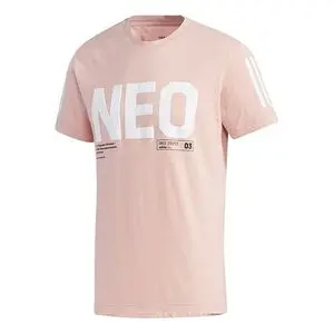 Adidas Neo Cs Tee 3 Sports Short Sleeve - Pink