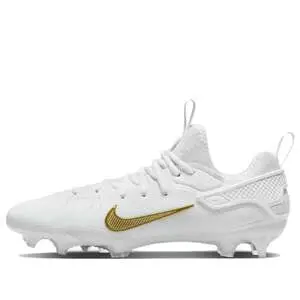 Nike Huarache Elite Low Lax Cleats - White/gold