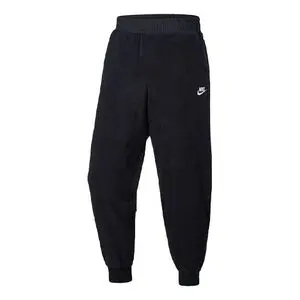 Nike Sports Knit Fleece Bundle Feet Sports Long Pants - Black