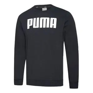 PUMA Logo Alphabet Crewneck Sweatshirt - Black