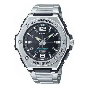 Casio Illuminator Analog Watch - Silver