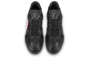 LOUIS VUITTON X Nigo Trainers 'black Denim - Black/grey