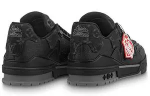LOUIS VUITTON X Nigo Trainers 'black Denim - Black/grey