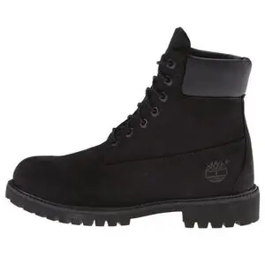 Timberland Premium 6-inch Waterproof Nubuck Lace-up Boots - Black