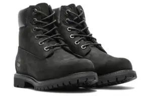 Timberland Premium 6-inch Waterproof Nubuck Lace-up Boots - Black