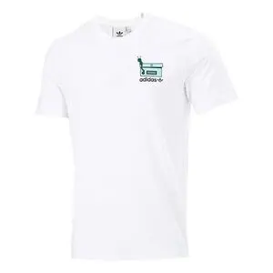 Adidas Originals Worm Chest Tee Logo - White