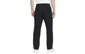 Nike Solid Color Bundle Feet Sports Pants/trousers/joggers Black