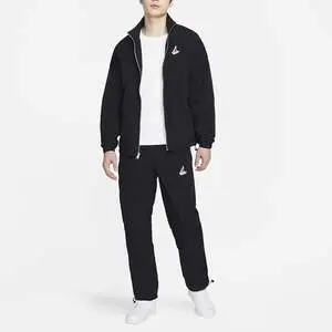 Nike Solid Color Bundle Feet Sports Pants/trousers/joggers Black